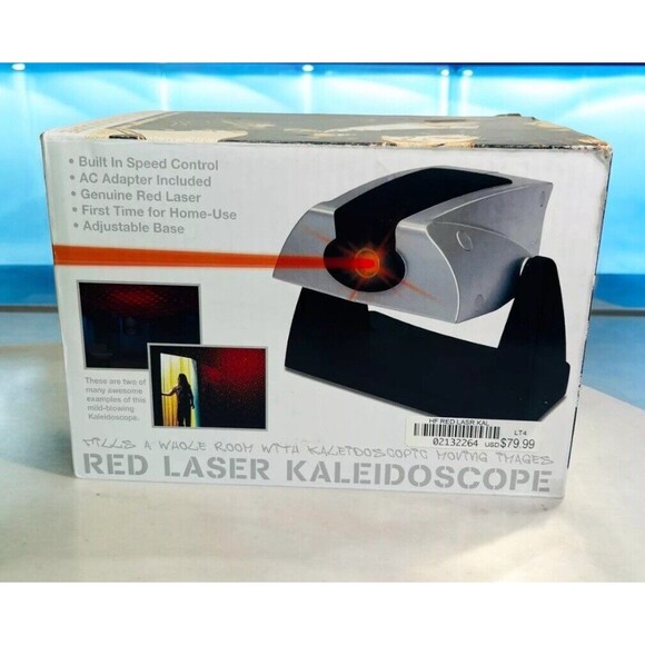 Spencer’s | Other | Vintage Kaleidoscope Red Jet Laser Party Light ...